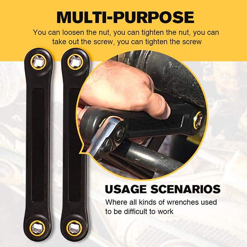 Buy Multifunction Universal Extension Wrench Combined Torque Wrench ...