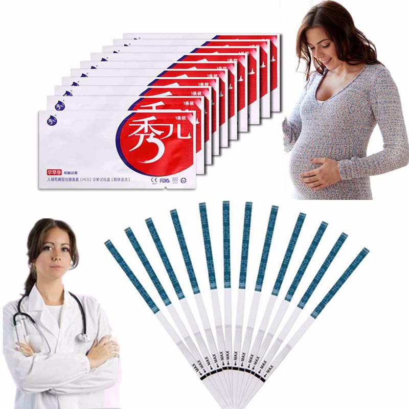 Buy Universal 10pcs/lot Pregnant Women Test Strips Reliable Predictor ...