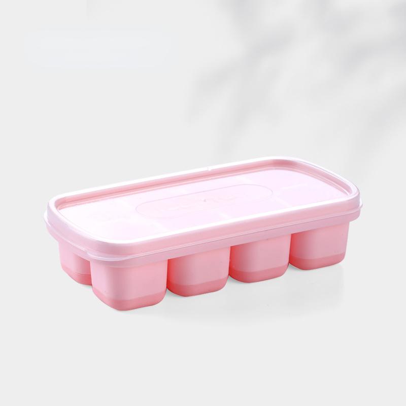 Cheap Ice Cube Box Simple Ice-making Box Household Ice Box with Lid ...