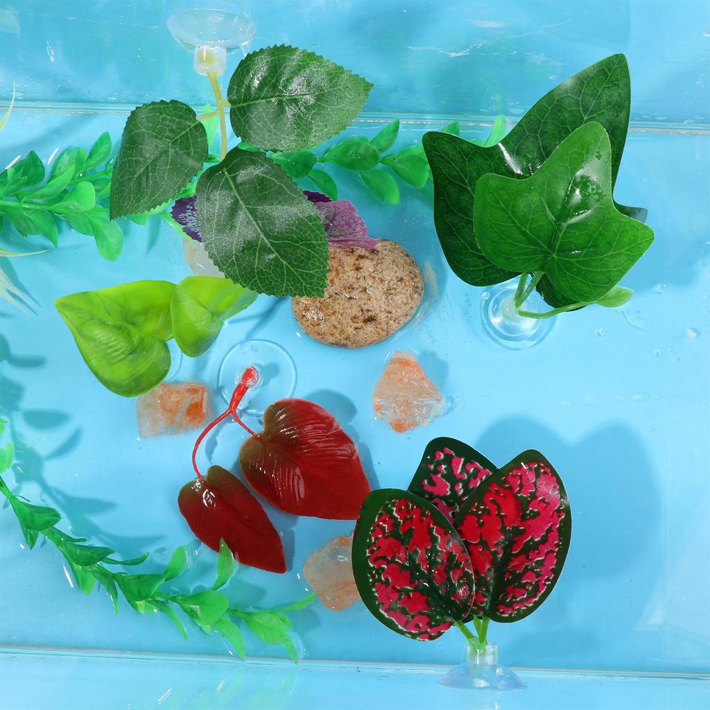 Cheap Decoration Aquarium Tank New Artificial Bed Betta Fish Leaf Fish ...