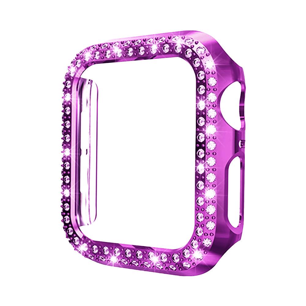 Buy Double Rows Diamond Watch Case For iWatch Series 5 4 3 2 38/42mm 40 ...