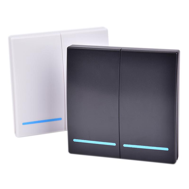 433Mhz Smart Push Wireless Switch Light RF Remote Control Receiver ...
