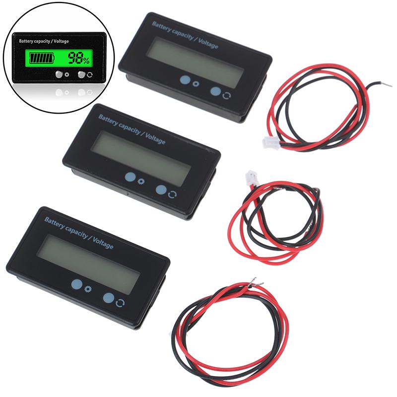 Buy Waterproof DC 12V Digital Voltmeter Voltage Surface Board Automatic ...