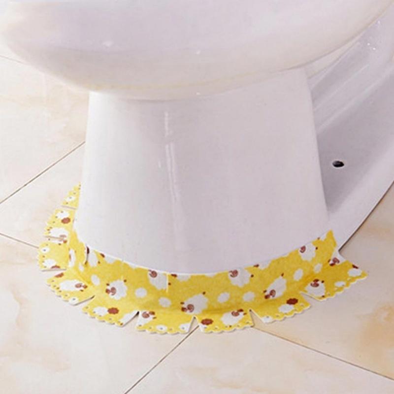 Toilet Base Anti-dirt Sticker Multifunction Wall Sticker Gap Adhesives ...