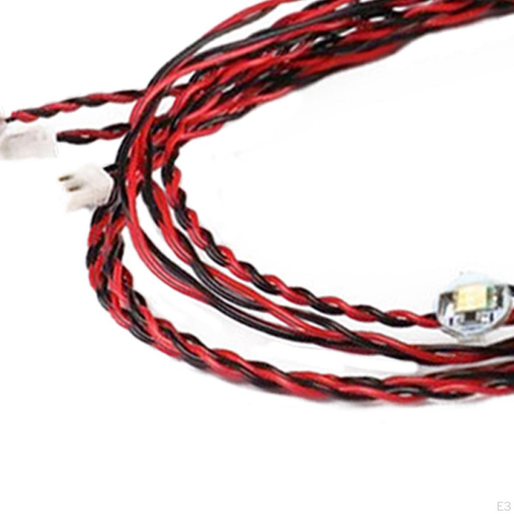 Buy 3 Pieces Model Train Pre Wired LED Light, Multi Functional Micro ...