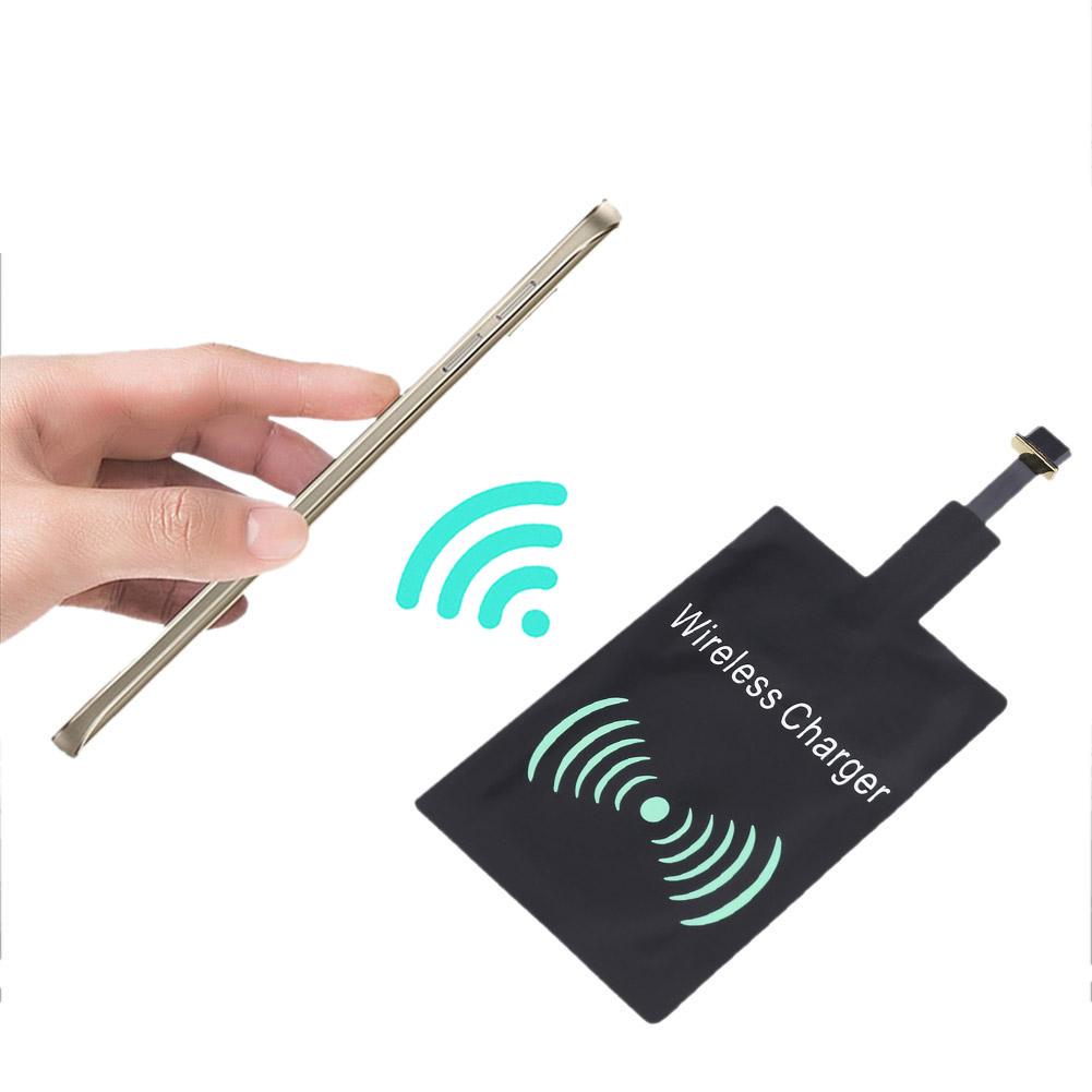 Buy Micro USB Qi Wireless Charger Receiver Adapter Receptor Coil for ...