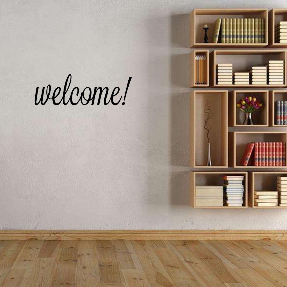 25 x 8CM WELCOME Wall Sticker PVC Removable Letters Art Wall Decal ...
