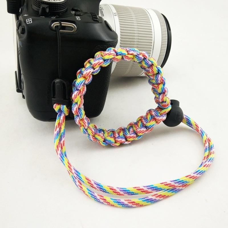 Buy Practical Anti-lost Anti-drop Camera Rope Hand-woven Parachute Rope ...