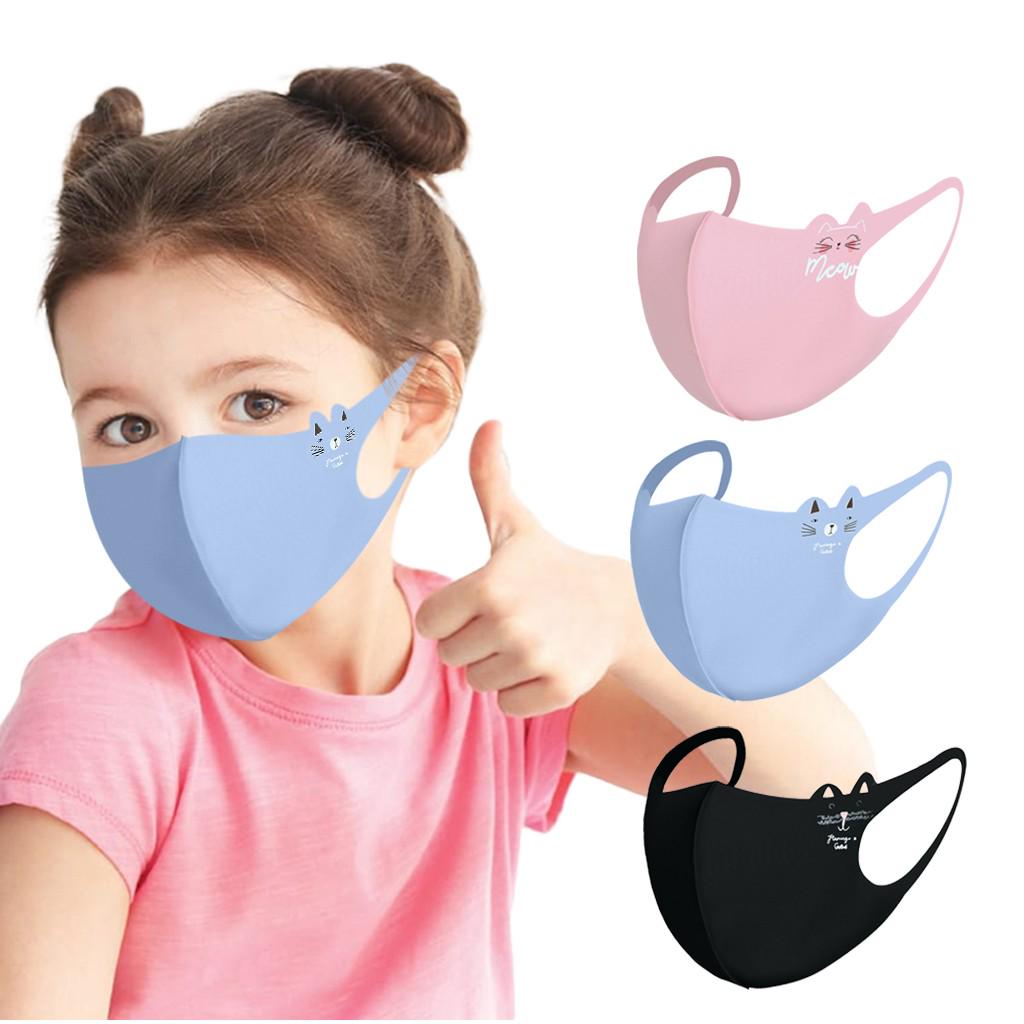 Buy Child Kids Reusable Cartoon Print Breathable Protection Stretch ...