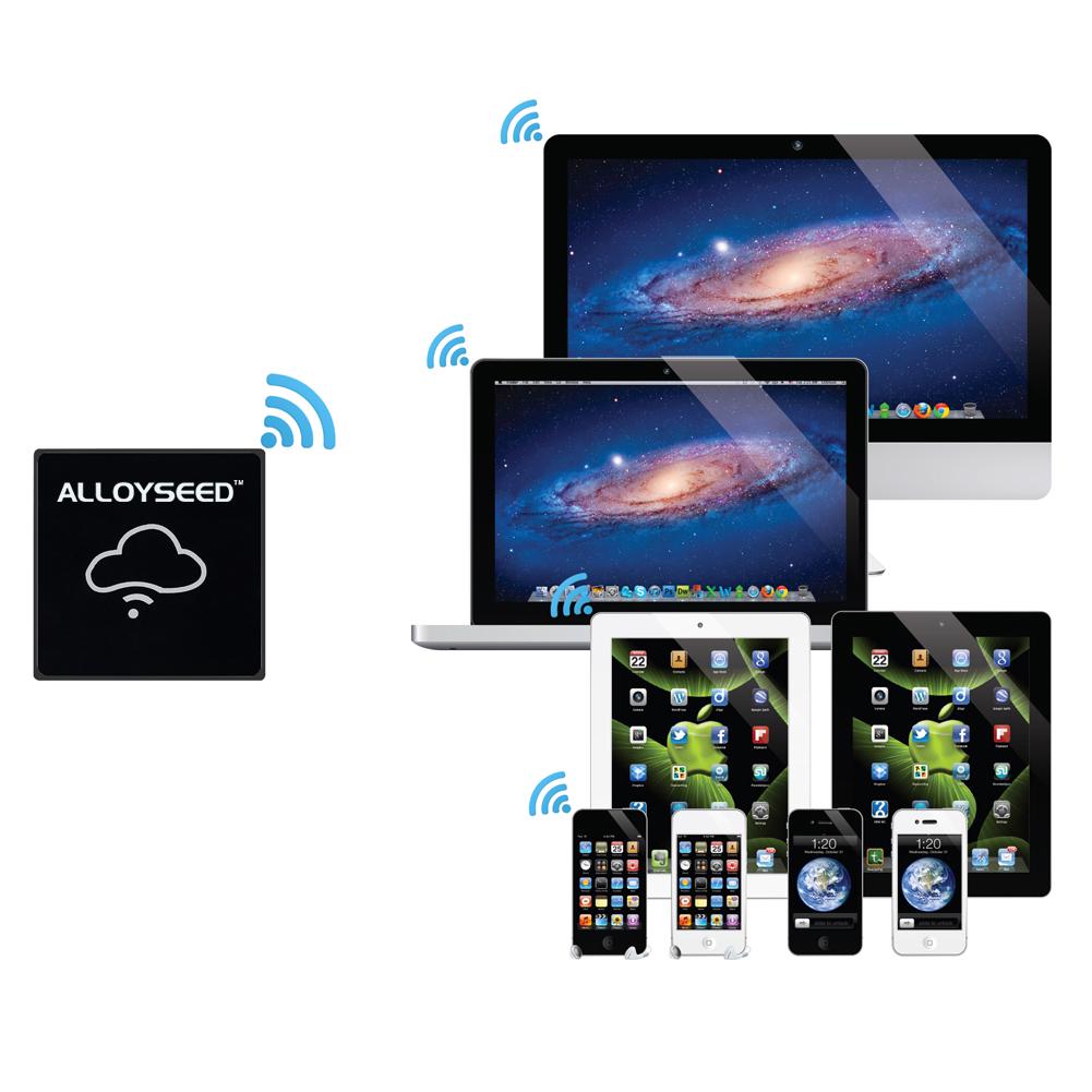 Buy ALLOYSEED I-BOX Wi-Fi Storage Box TF Card Wireless Flash Drive for ...