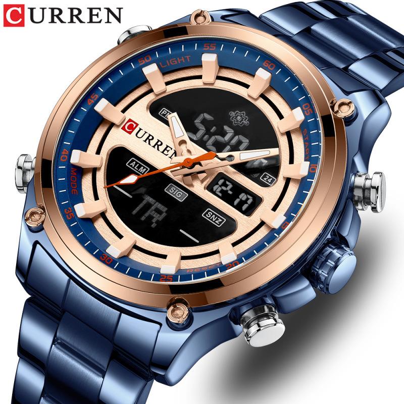 Cheap CURREN Sport Quartz Digital Watches for Men Led Luminous ...