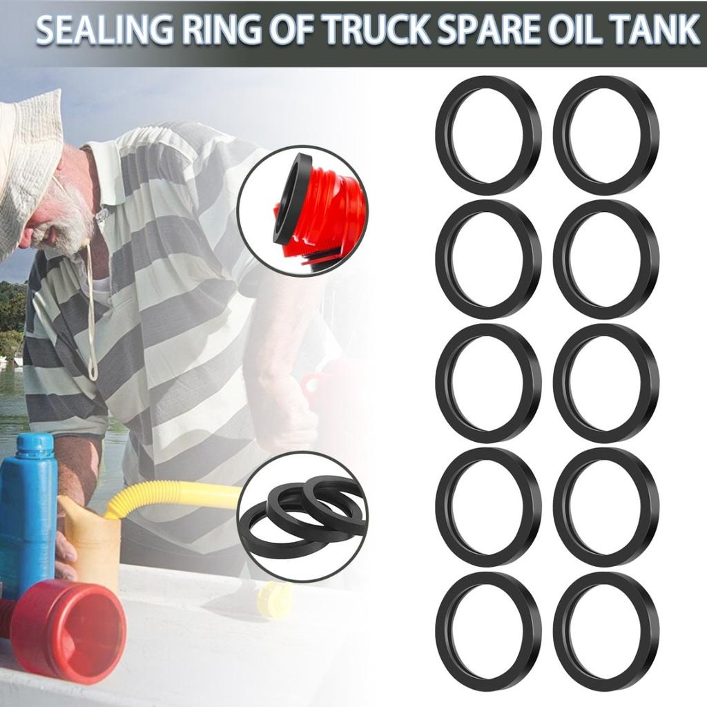 Kaufe Pdtoweb 10Pcs Gas Can Spout Gasket Seals Rubber Leak-proof O-Ring ...