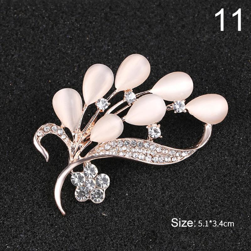 Satın alın 1PC Women Corsage Opal Brooch Brooch Pins Clothing Accessories Elegant Brooches ...