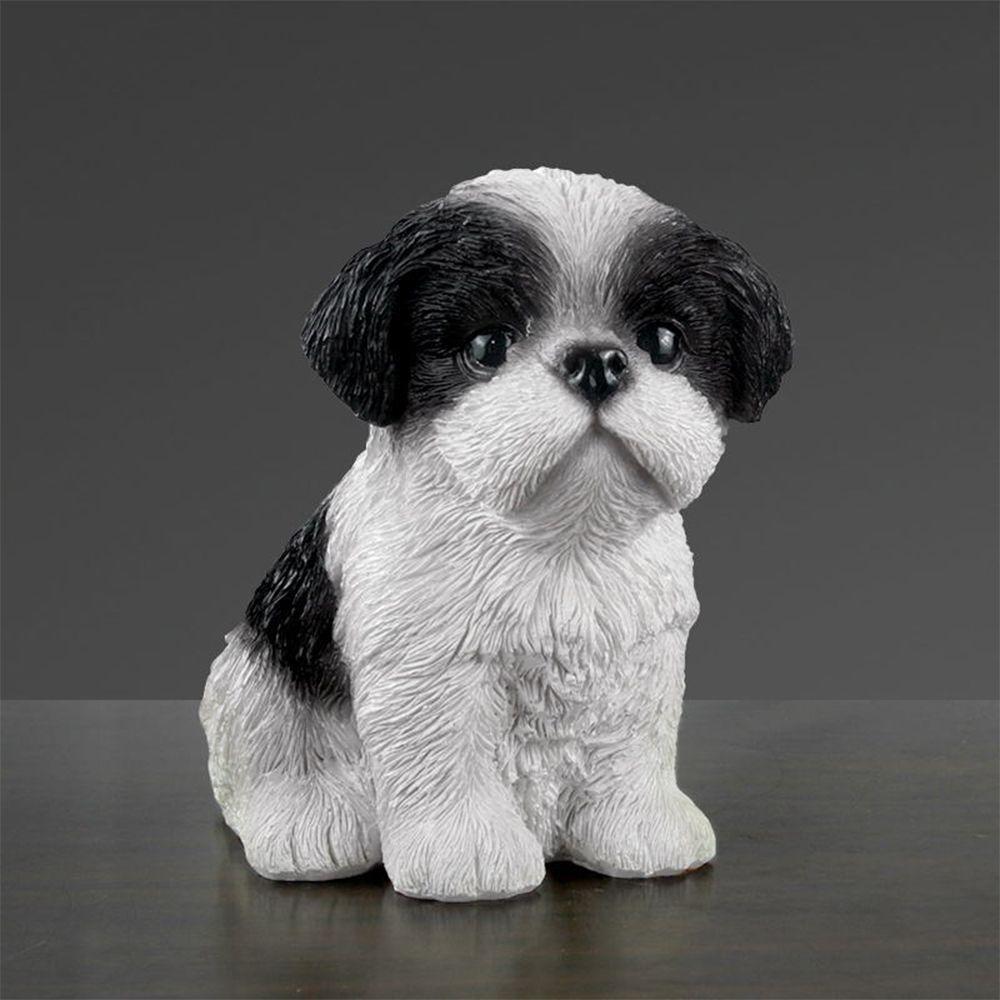 Buy Living Room Resin Miniature Ornaments Pet Dogs Simulation Puppy ...