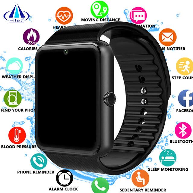 Buy Women Men Kids Smart Watch GT08 Sim Smartwatch Support TF Card ...