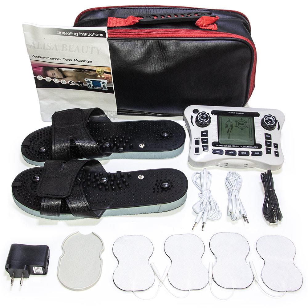 Buy TENS UNIT 2 Channel EMS Electrical Nerve Muscle Stimulator ...