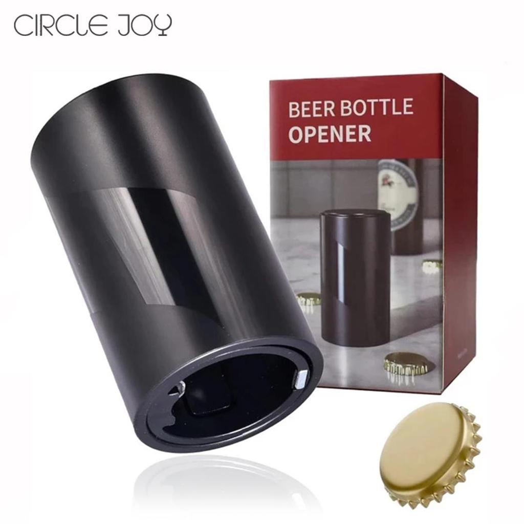 Circle Joy automatische bierflesopener met magnetische dopvanger Met ...