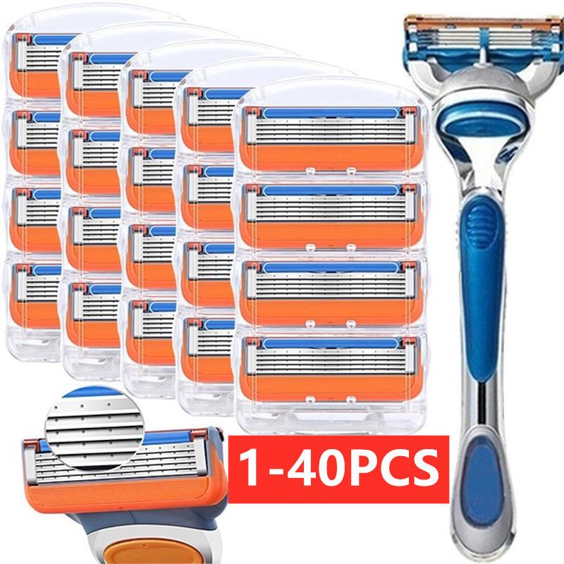 1-40PCS Female For Men Face Beauty Tools 5 Layer Venus Shaver Blade ...