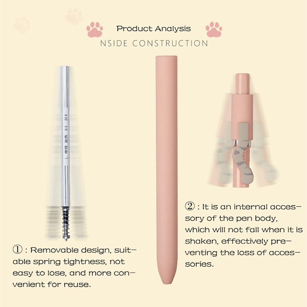Satın alın Black Ink With Clip Writing Tool Cat Tail Signature Pen ...