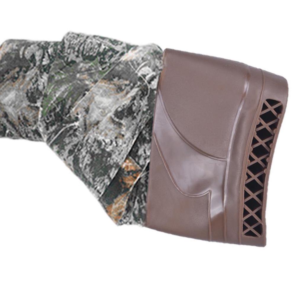Buy Buttstock Rifle Rubber Recoil Pad Slip On Extension Gun Butt ...