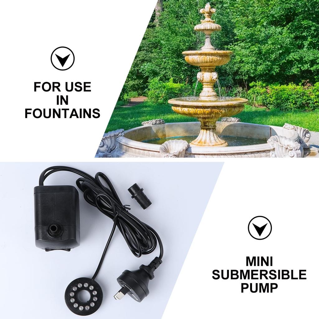 Buy 1 PC Mini 600L/H With LED Light Water Pump Submersible Pump for ...