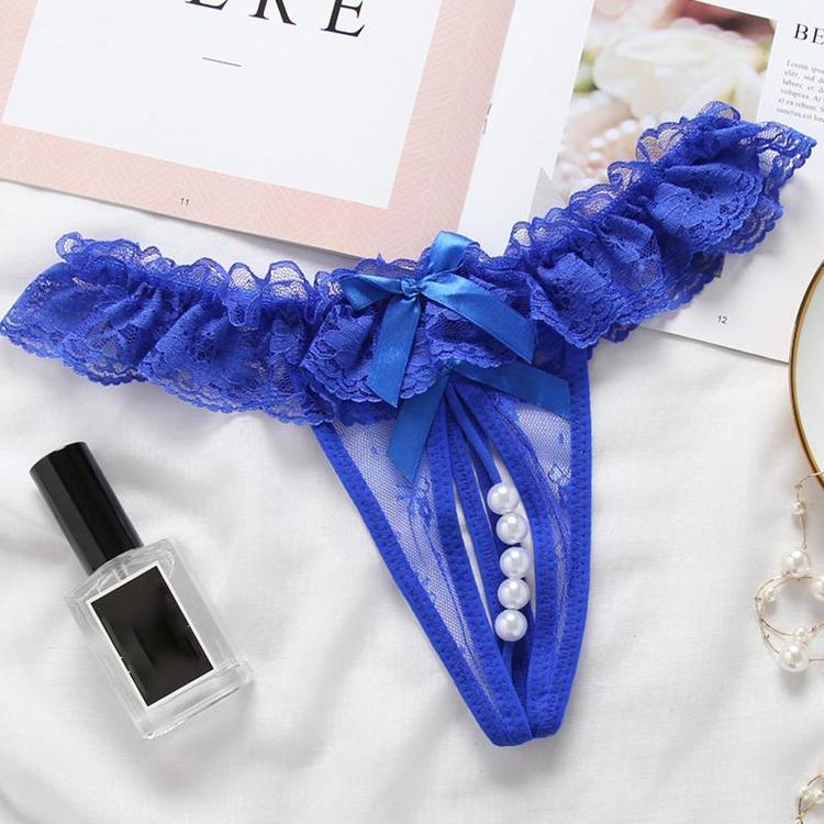 💰Kaufe Damen Sexy Crotchless Spitze String Strings Einfarbig G-Strings ...