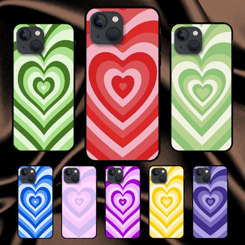 Buy Heart Pattern Art Phone Case Cover For Iphone Samsung Galaxy Xiaomi ...