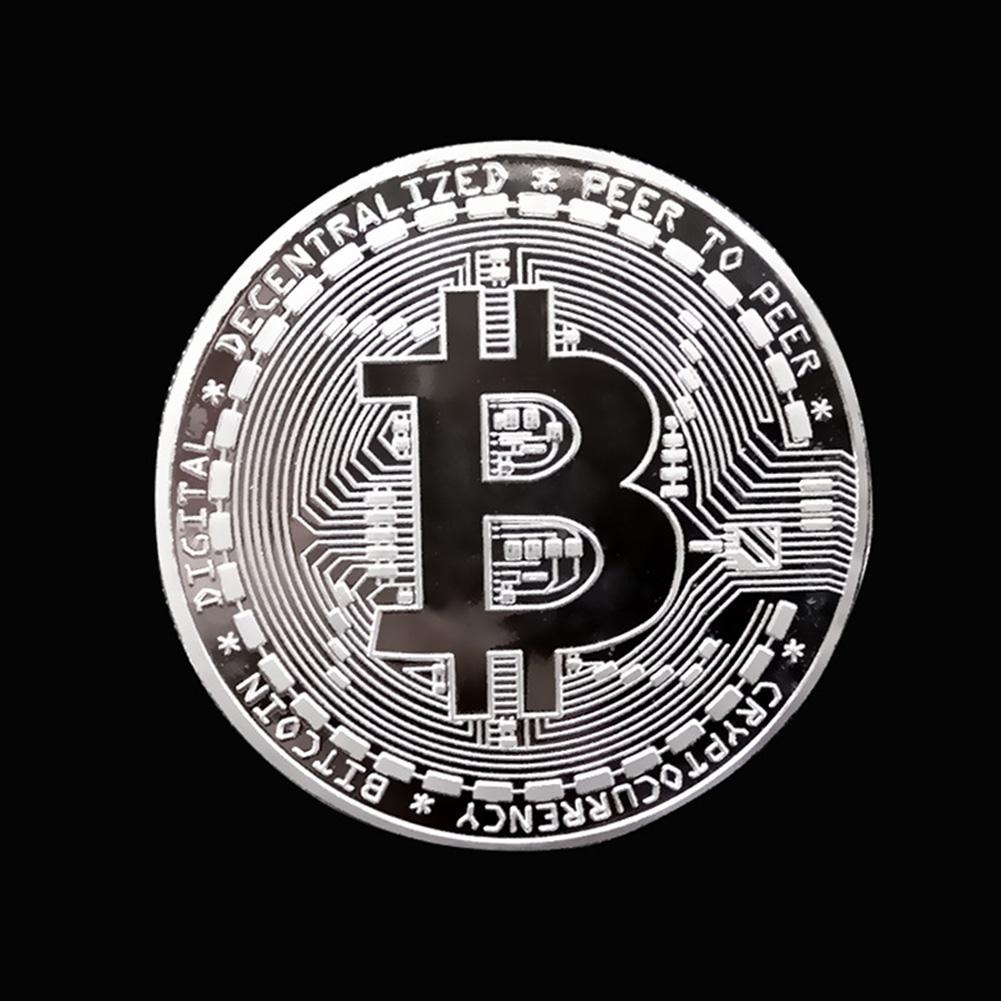 Buy Gold Plated Bitcoin Coin Souvenirs Metal Physical BTC Collection ...