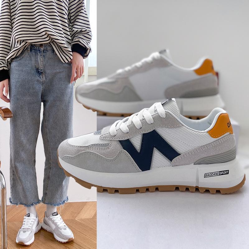 Buy Women's Sneakers Student Thick Soled Running Shoes Casual ...