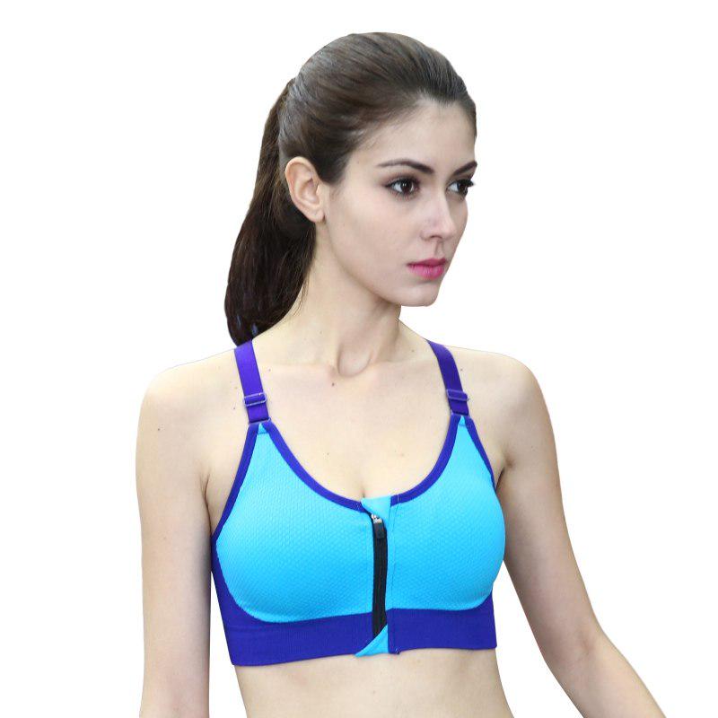 Buy Women Workout Fitness Seamless Stretch Women Yoga Tank Top Racerback Padded Sports Bra Top ...