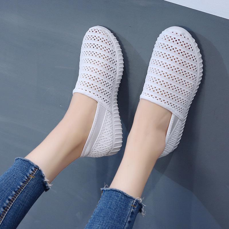 Satın alın Summer Women'S Breathable Mesh Casual Shoes Fashion Flats ...