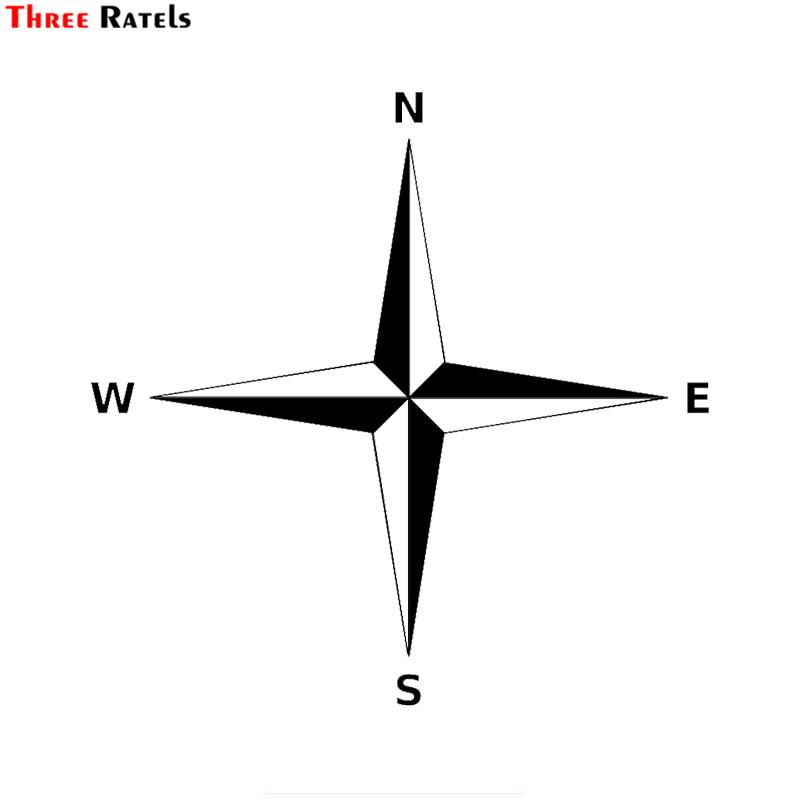 Buy TZ 1836# 20x20cm NSWE compass car sticker funny car stickers ...