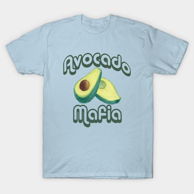 Buy Man T-Shirt 100% Cotton Tees Avocado Mafia Funny Print Short Sleeve ...