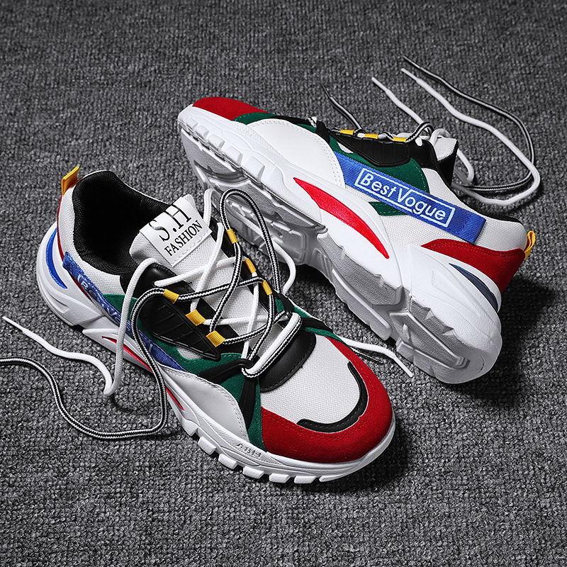 Buy New Men 'S Sneakers Fashion Trend Platform Shoes Men Casual Ins ...