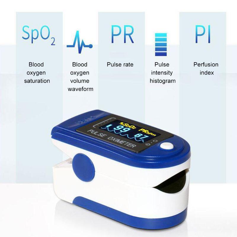 Buy Pulse Oximeter SpO2 Fingertip Heart Rate Pulse Oximeters Oxygen ...