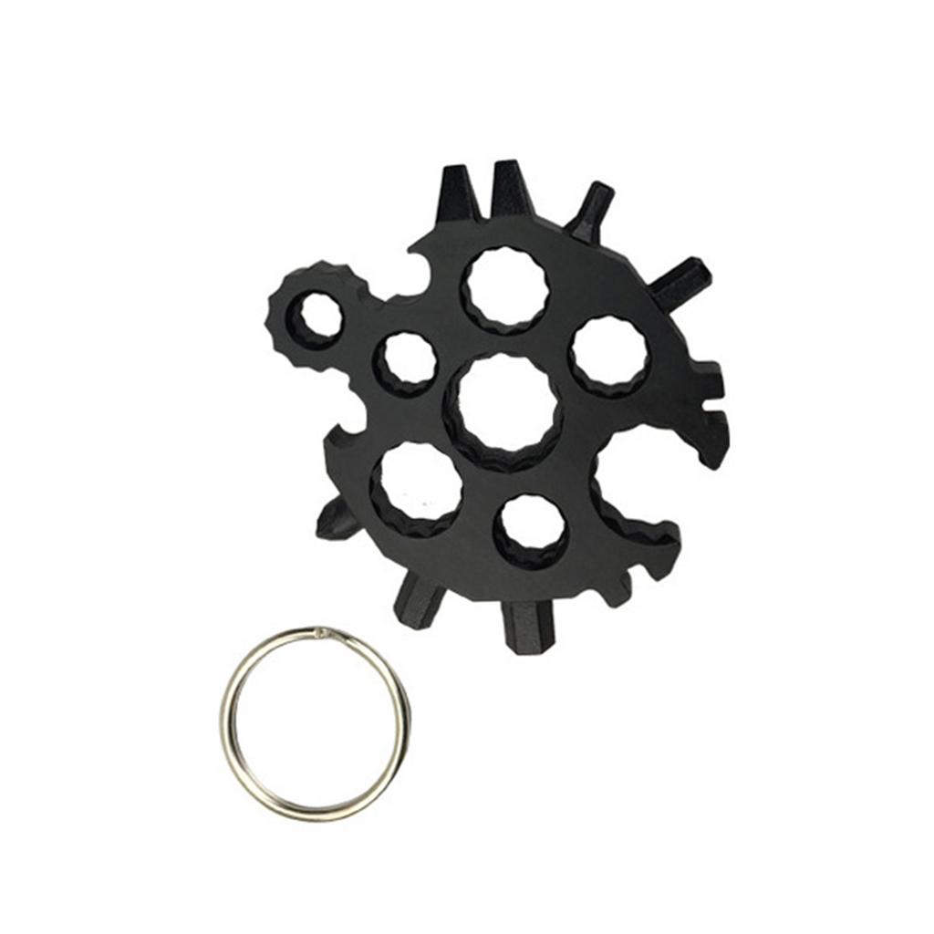 20 In 1 Snowflake Keychain Tool Portable Wrench Screwdriver-buy at a ...