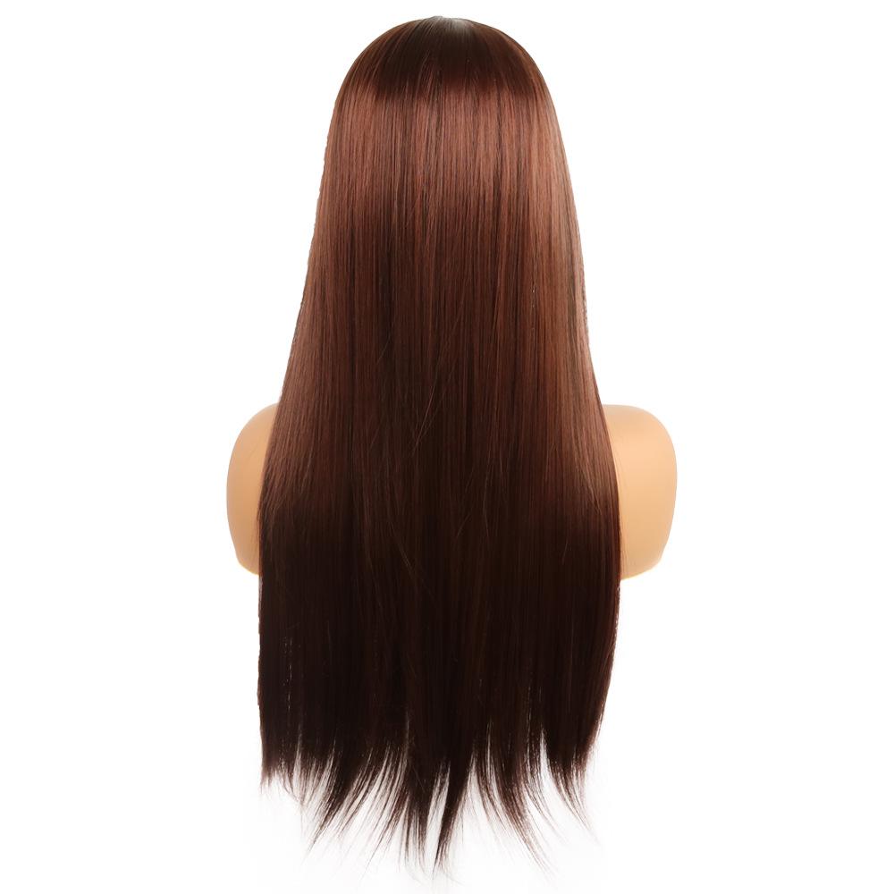 Buy Women Cosplay Long Straight Hair Solid Color Slim Wigs at ...