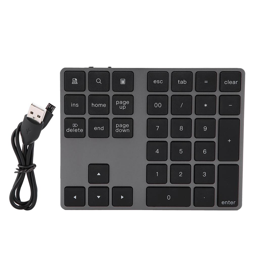 Buy Wireless Numeric Keyboard Bluetooth 3.0 Mini Numeric Keypad 34 Keys ...