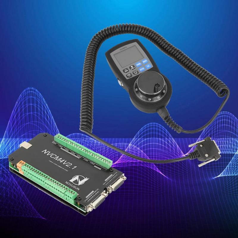 Buy NVCM MACH3 USB 4 Axis Control Board Stepper Motor CNC Controller ...