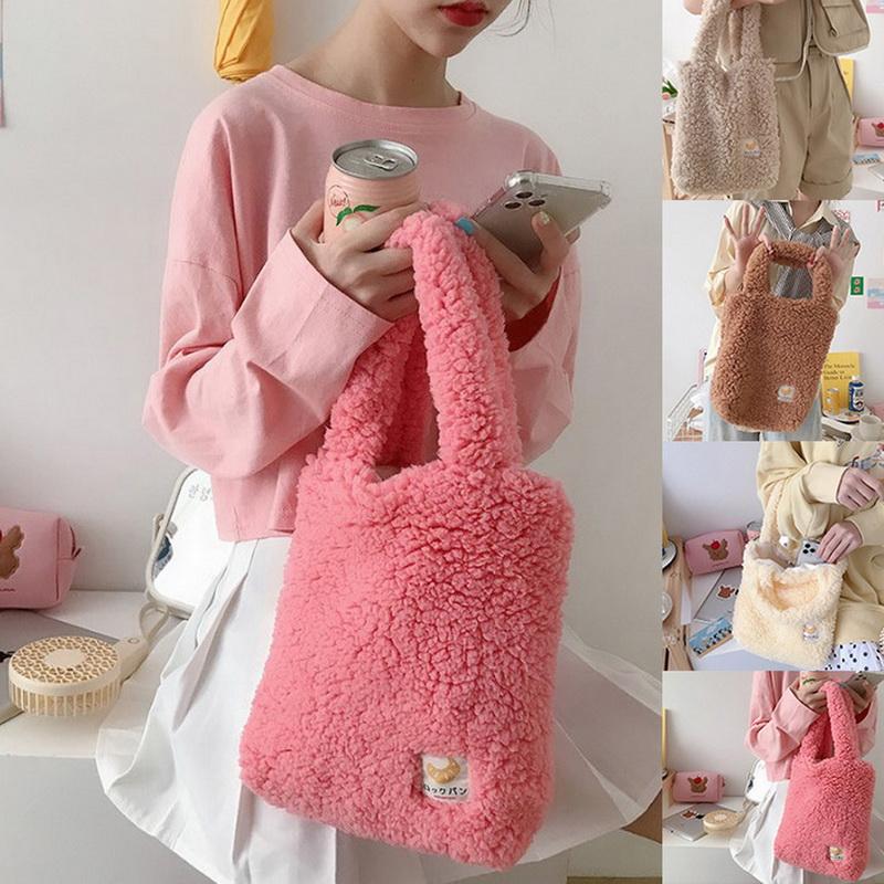 Buy Fashion Bags Super Soft Plush Small Portable Autumn and Winter ...