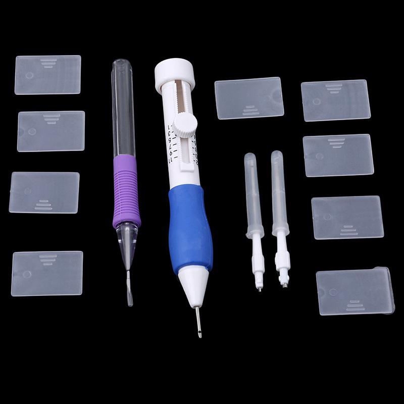 Buy Magic Punch Embroidery Needles DIY Stitching Patterns Punch Pen Set ...