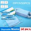 Buy 20PCS/50PCS Procedure Earloop Face Masks Face Cover at affordable ...