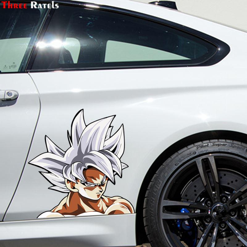Buy Three Ratels FC350 Goku Ultra Instinct Cute cartoon 3D Stickers for ...