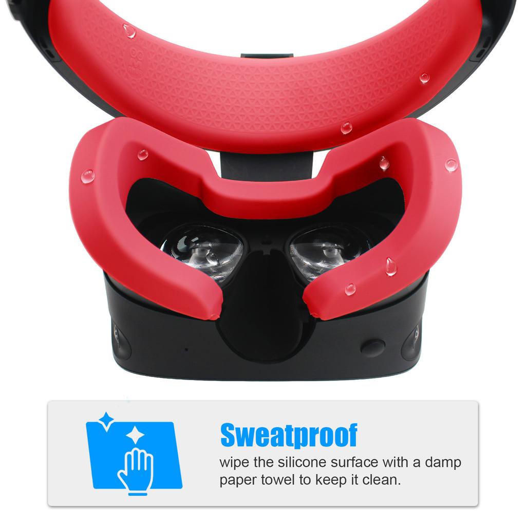 Купити New 3 In 1 VR Face Pad Front Rear Foam Silicone Protect Covers ...