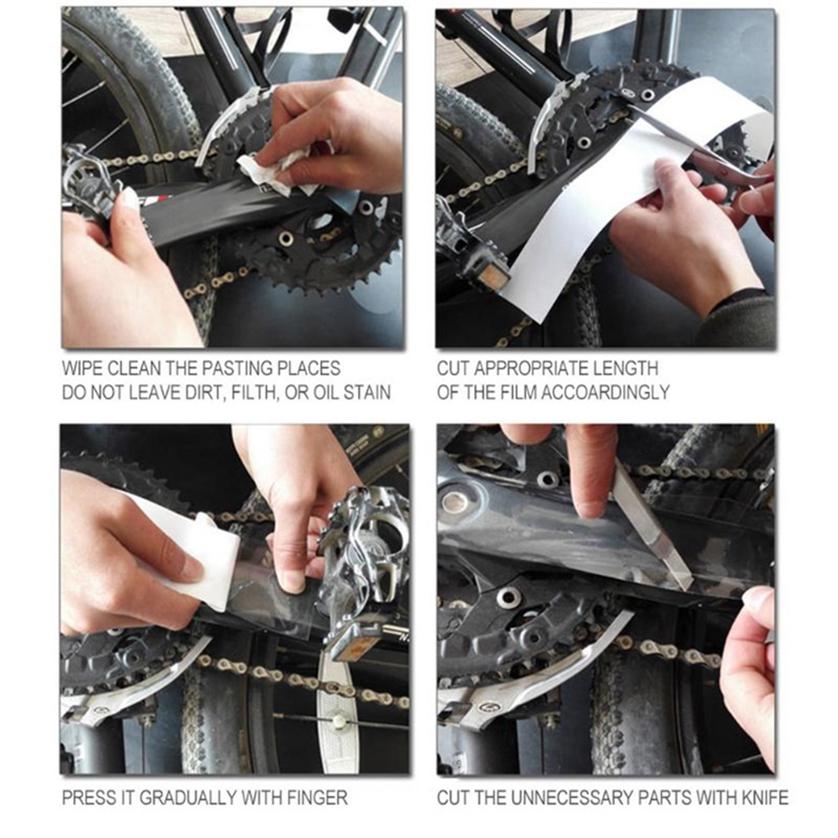 Buy Transparent Bike Frame Anti Scratch-resistant Cycle Safety ...