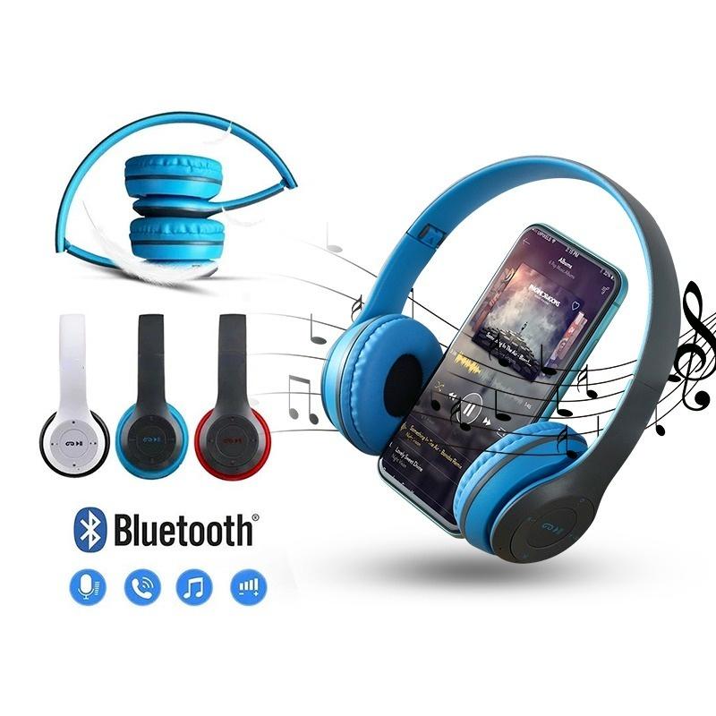 Buy Foldable Hi-Fi Stereo Headsets Bluetooth V5.0 Wireless Headphones ...