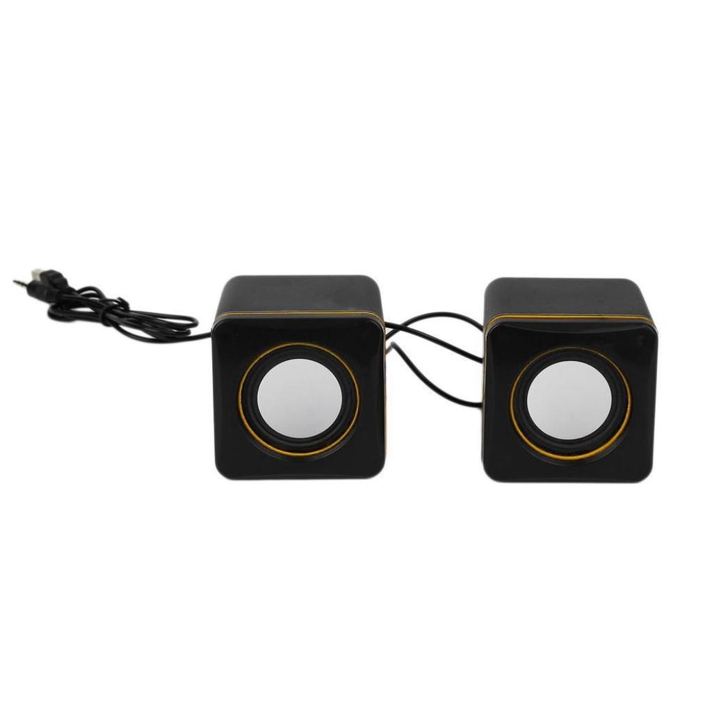 Buy SX Mini Portable Square Wired USB Audio Music Player Speaker MP3 ...