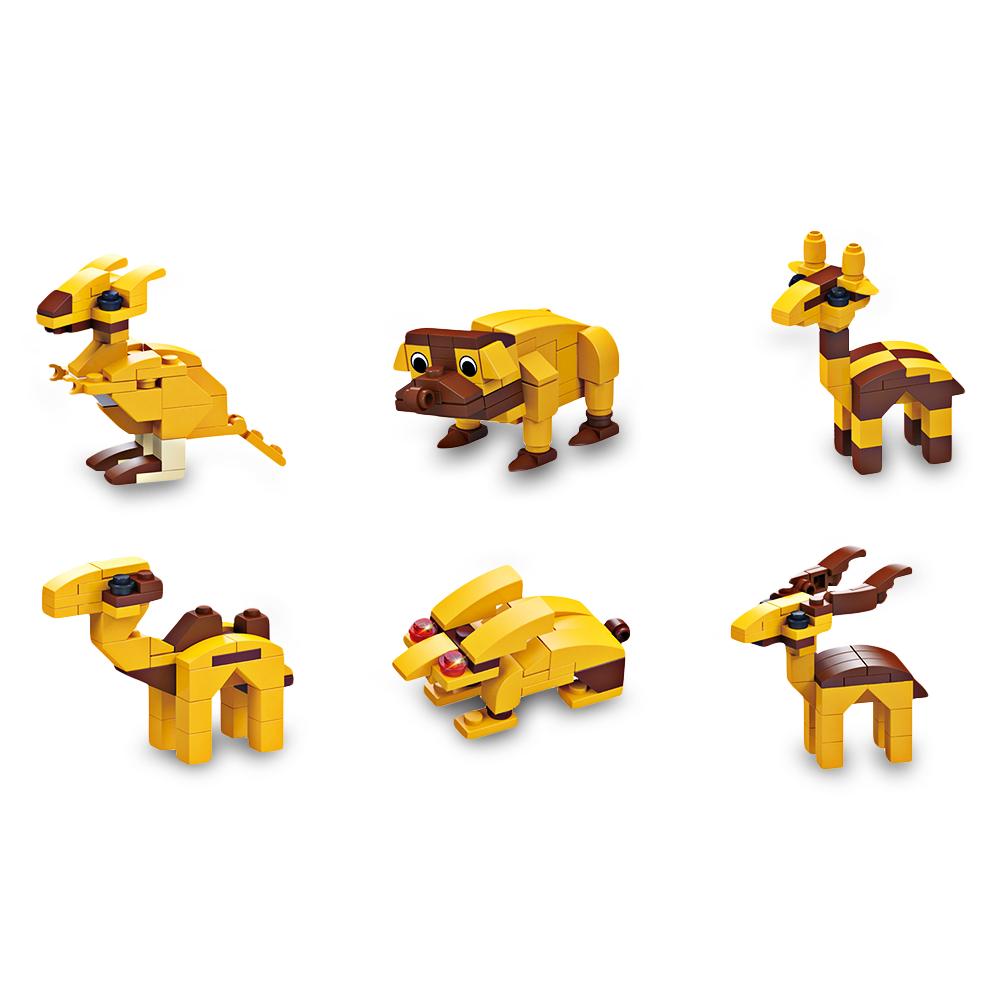 Buy SM305B 6-in-1 Land Animals Assembly Puzzle Blocks Set at affordable ...