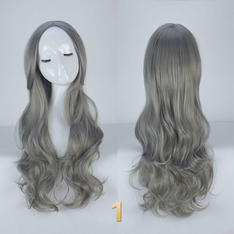 Buy Women Full Curly Wavy Wig Long Fanny Cosplay Party Heat Resistant ...