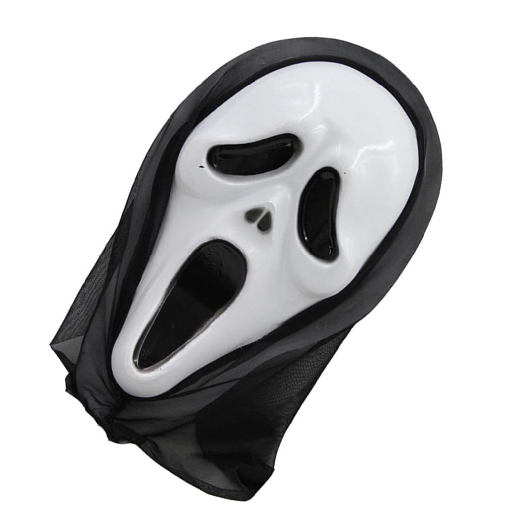 Buy Theme Party Ghost Face Screaming Movie Horror Face Shield Halloween ...